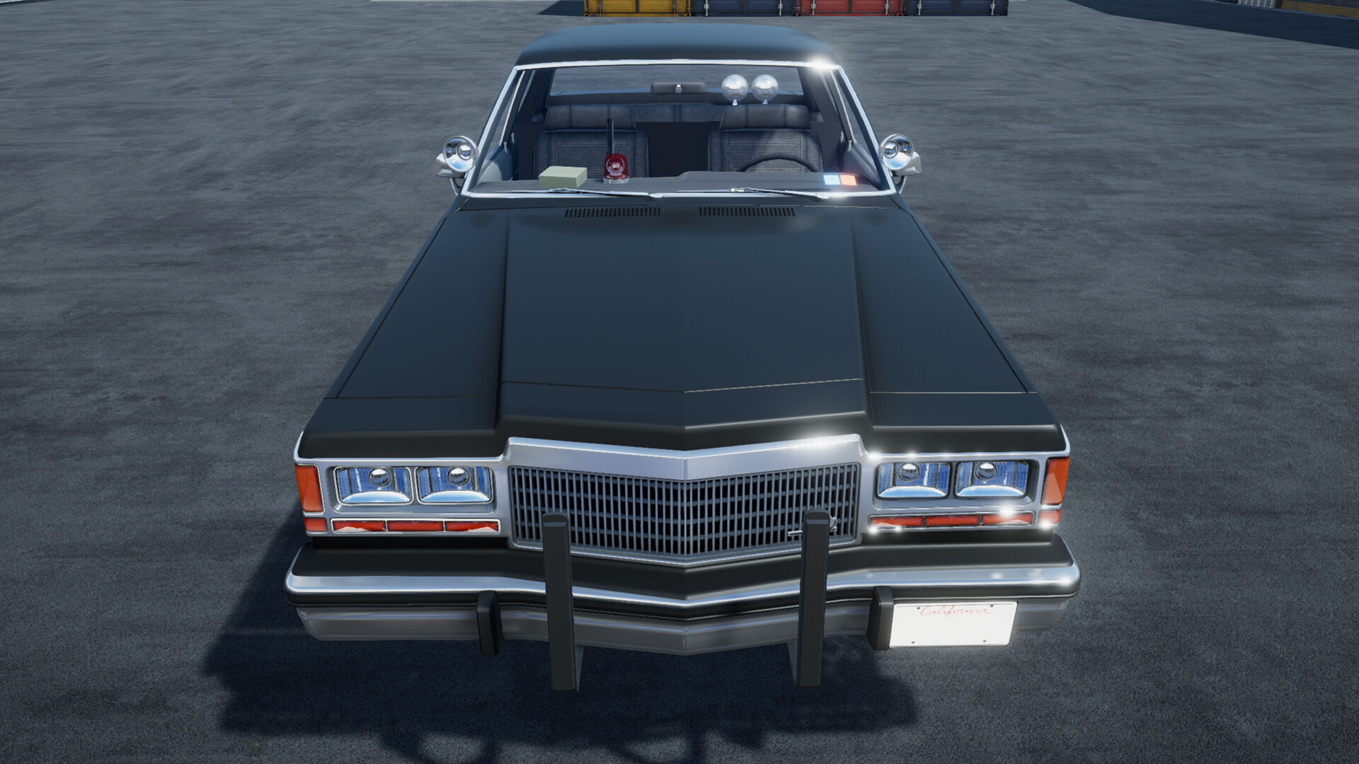 3D model 80s Police car unity asset VR / AR / low-poly | CGTrader