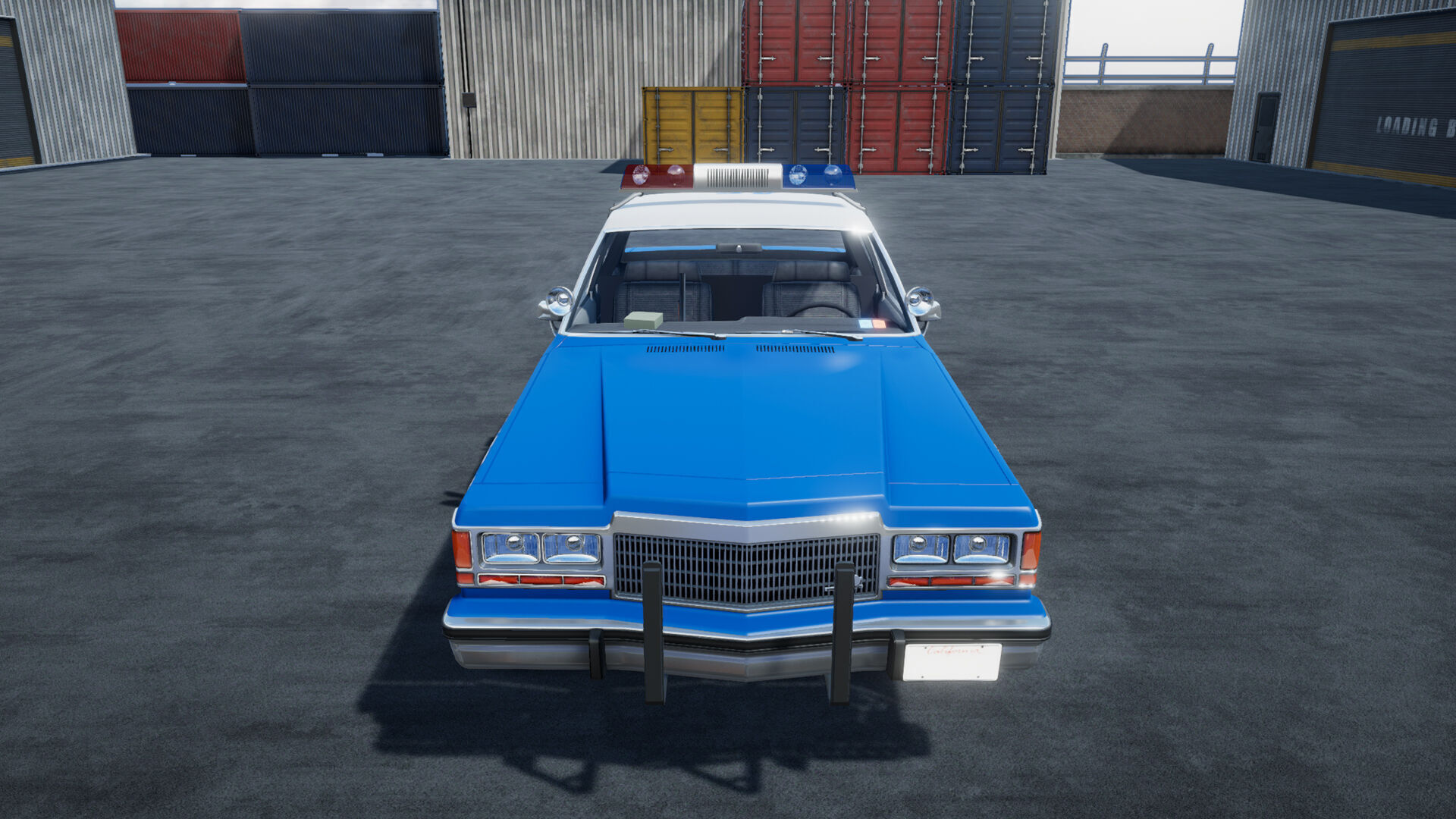 3D model 80s Police car unity asset VR / AR / low-poly | CGTrader
