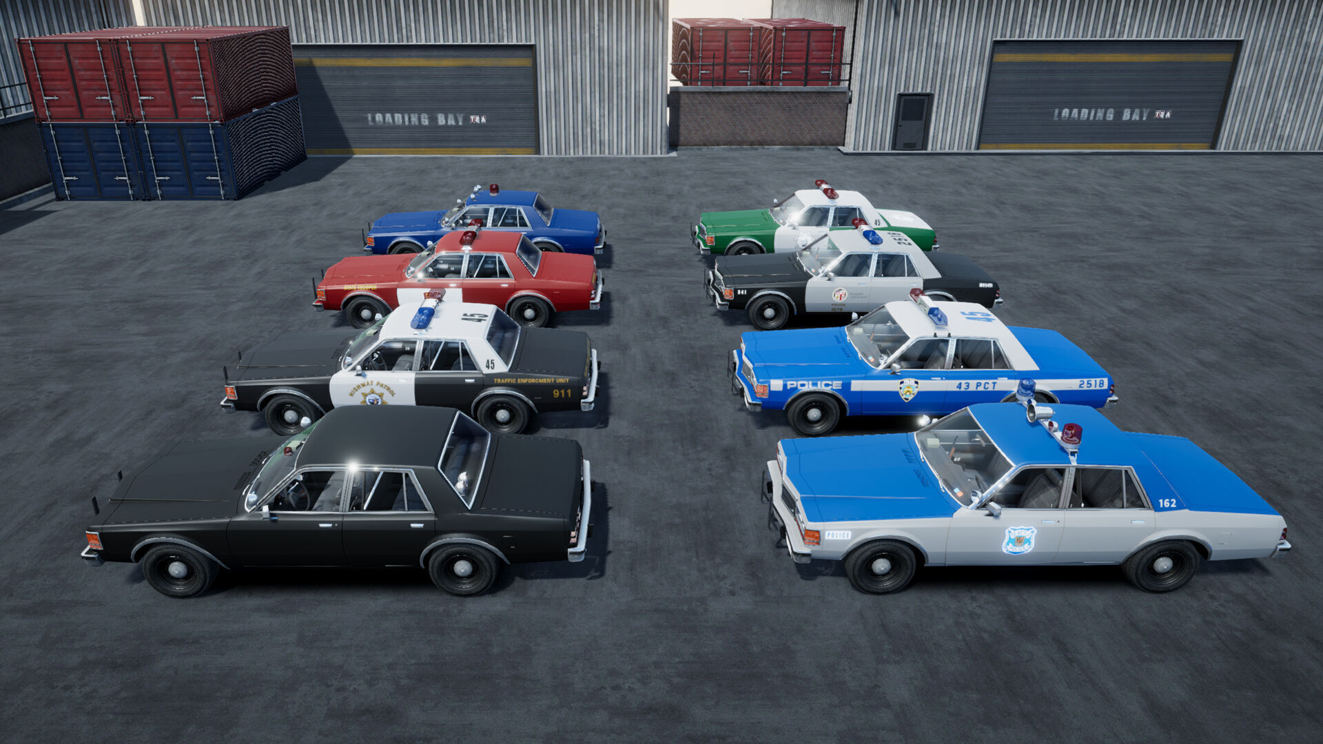 3D model 80s Police car unity asset VR / AR / low-poly | CGTrader