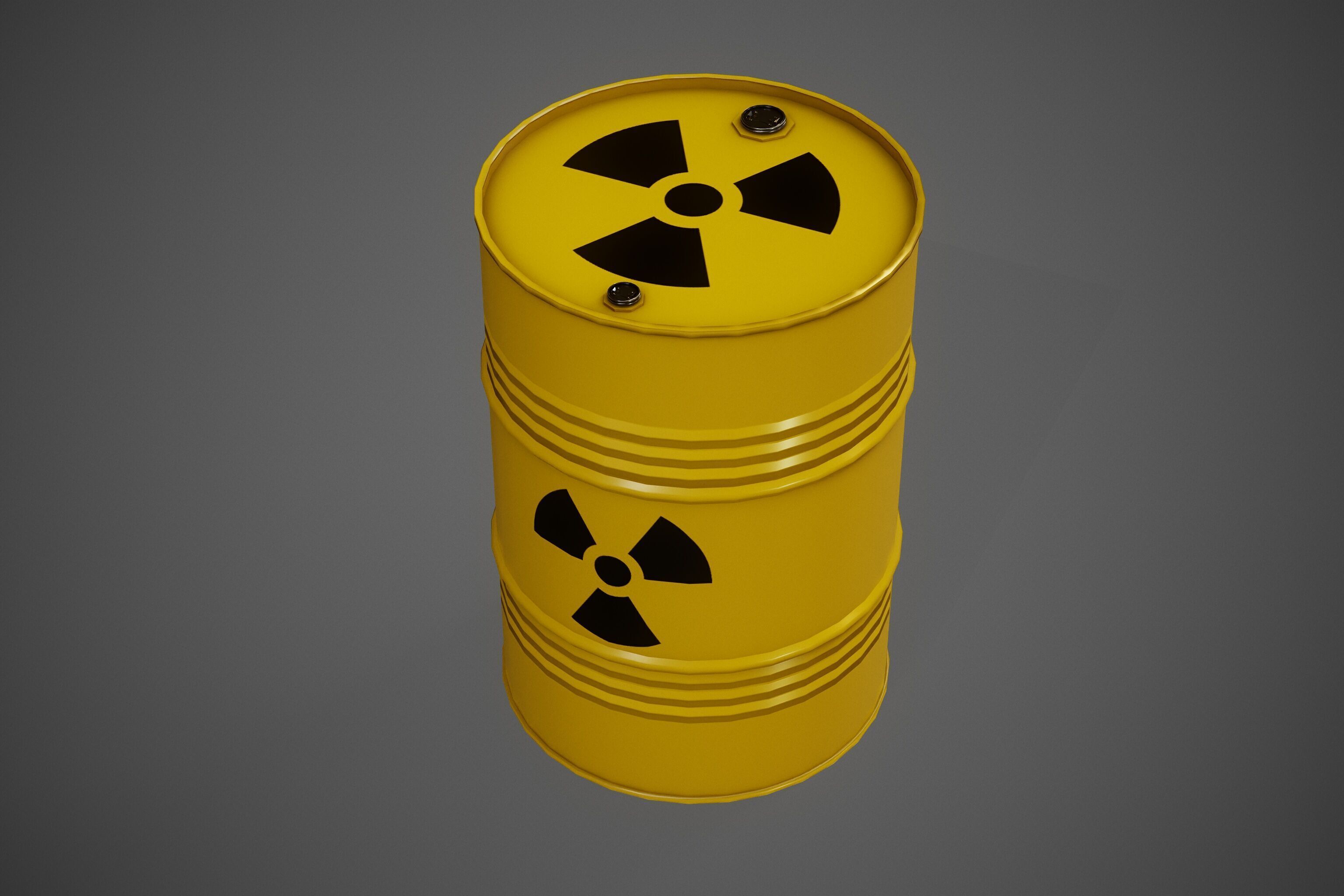 Radioactive Waste Barrel 9 Texture Variations 3D model | CGTrader