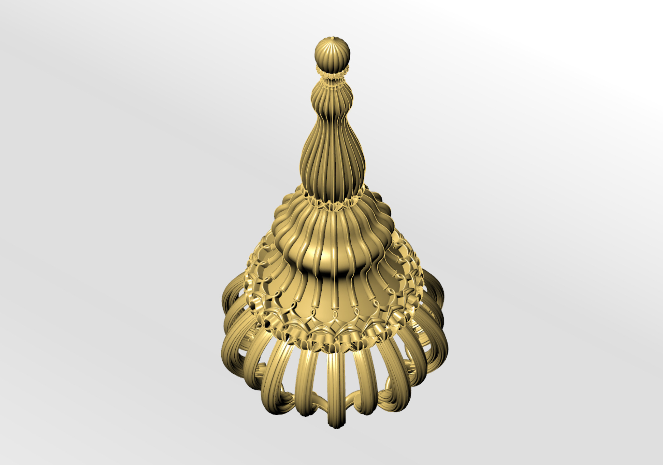 Thai Chada Head Piece Crown CAD Design 3D model 3D printable | CGTrader