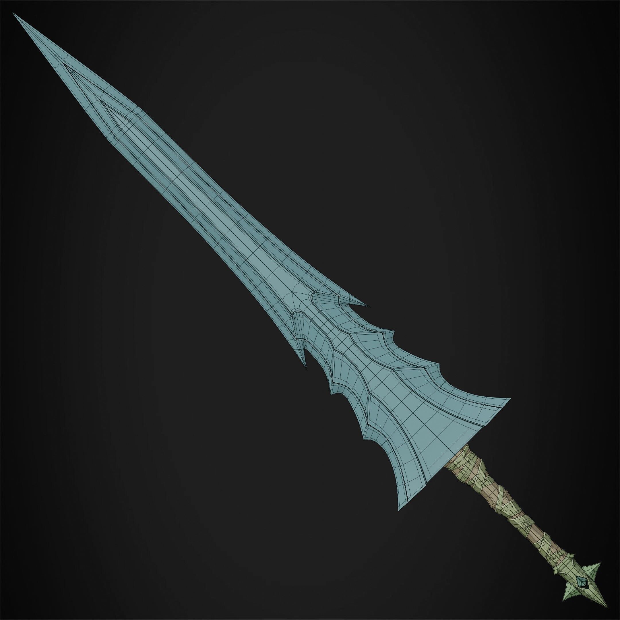 Solo Leveling Igris Sword for Cosplay 3D model 3D printable | CGTrader