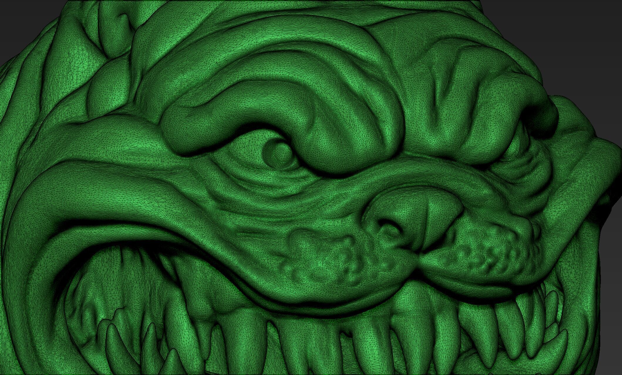 Fat Angry Dog 3D model 3D printable | CGTrader