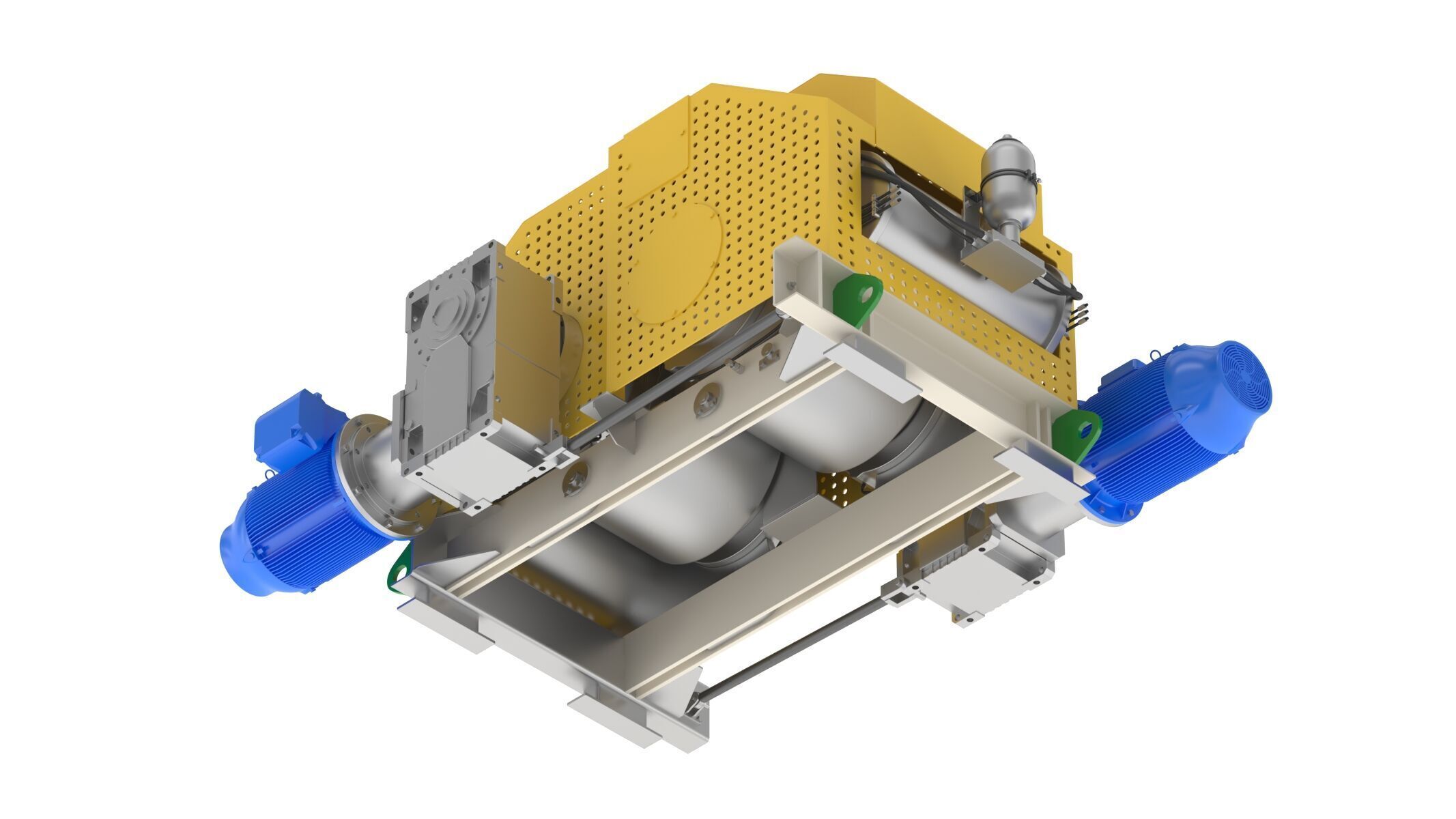 Metso HRC 8 High Pressure Grinding Roll 3D model | CGTrader