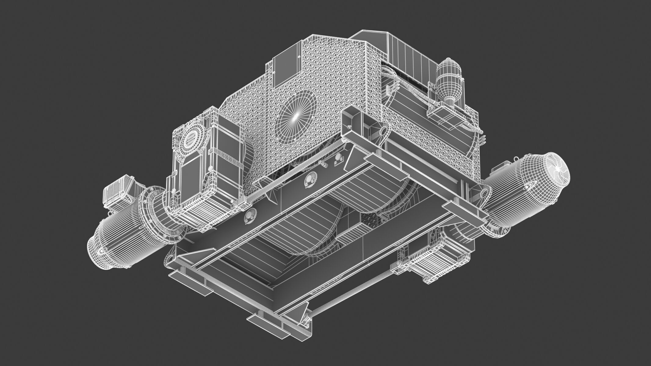 Metso HRC 8 High Pressure Grinding Roll 3D model | CGTrader