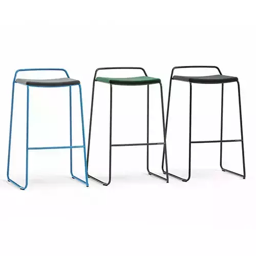 Veck Indoor High Stool Frovi 3D model | CGTrader