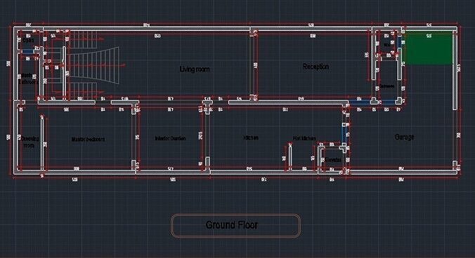 2d plan 3D model | CGTrader