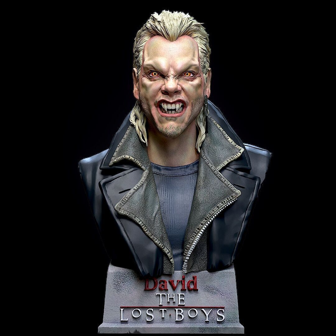 David Bust from The Lost Boys 3D model 3D printable | CGTrader