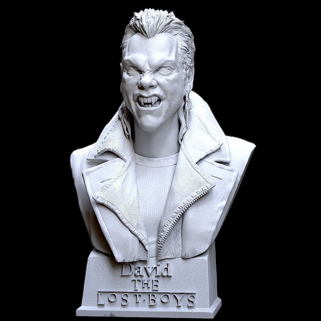 David Bust from The Lost Boys 3D model 3D printable | CGTrader