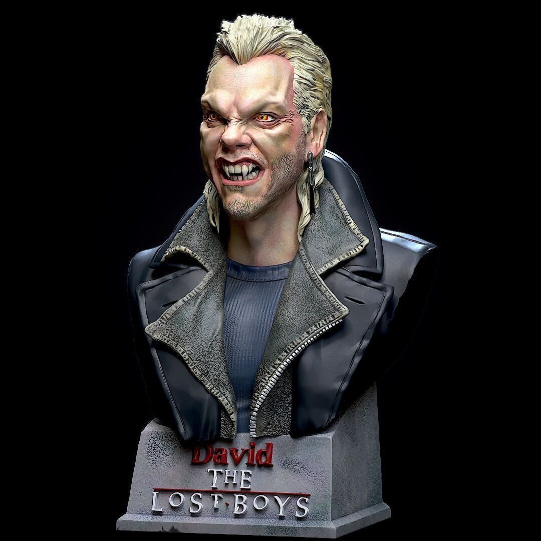 David Bust from The Lost Boys 3D model 3D printable | CGTrader