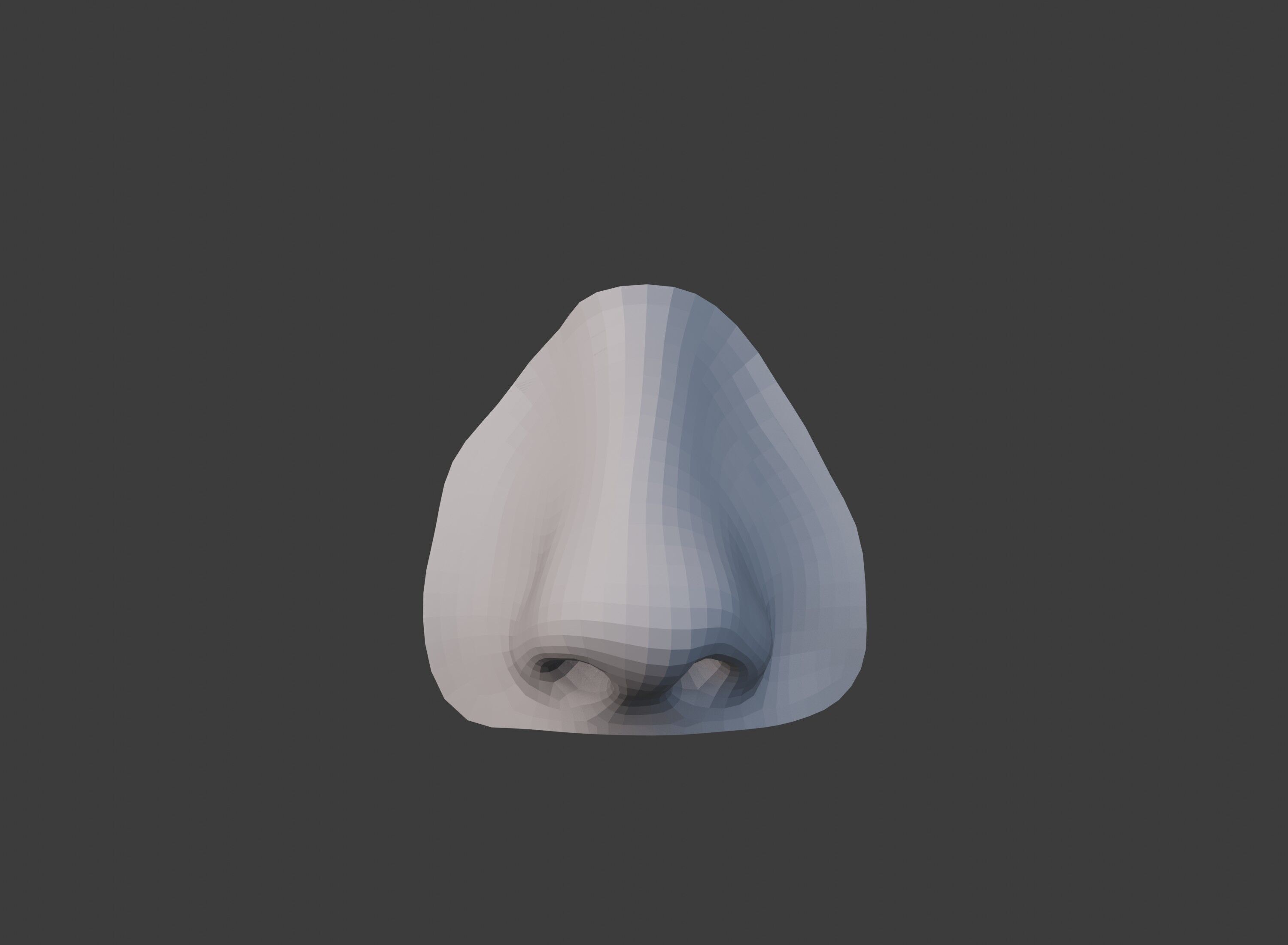 nose base mesh free 3D model | CGTrader