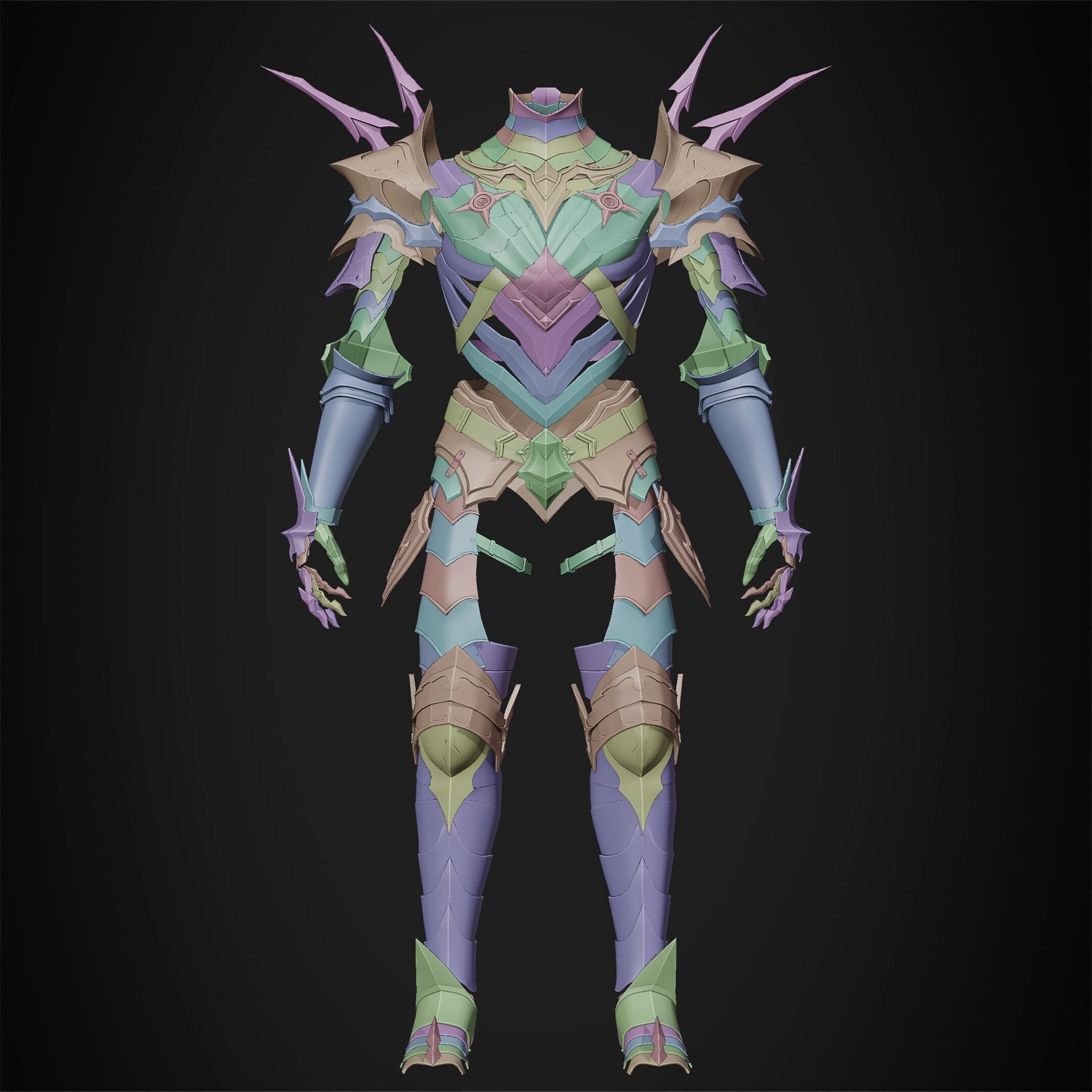 Solo Leveling Igris Armor for Cosplay 3D model 3D printable | CGTrader