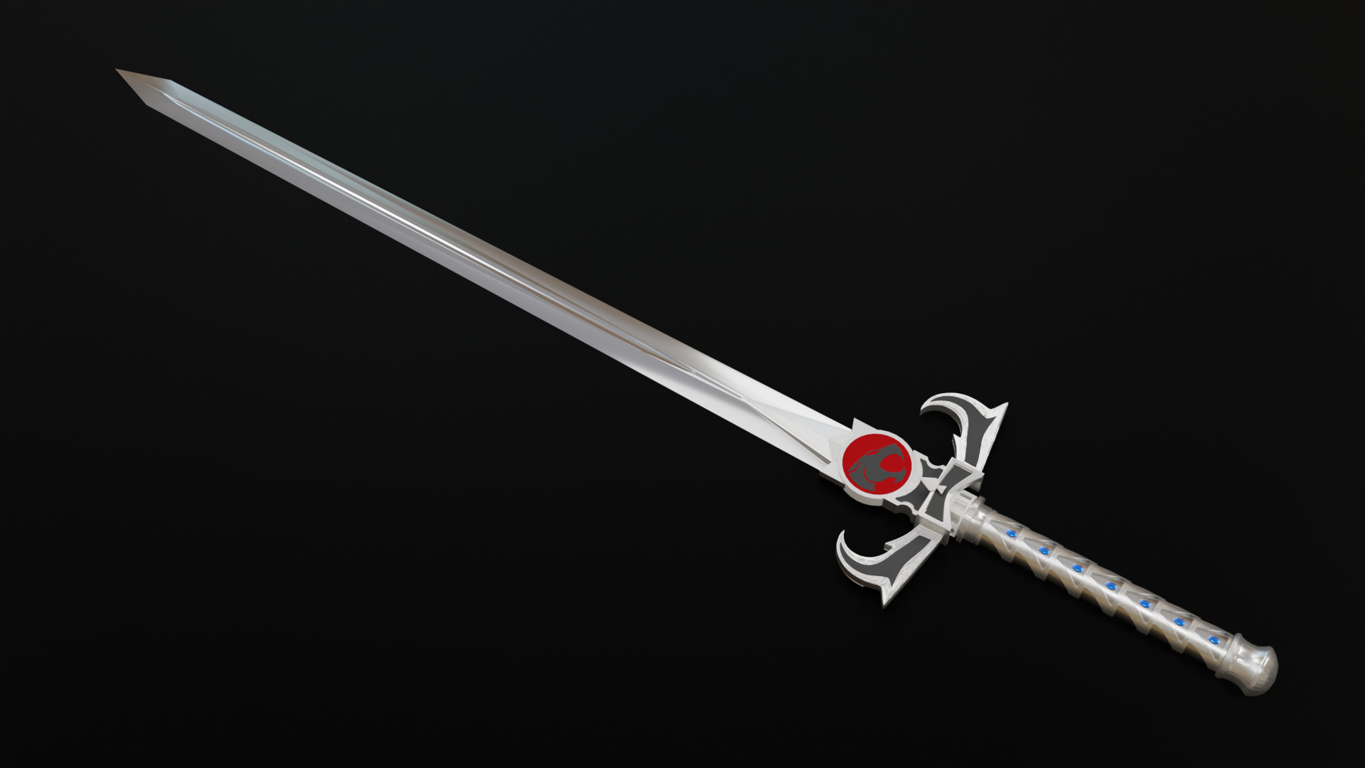 ThunderCat Sword 4D Fantasy Weapon Model free VR / AR / low-poly 3D ...