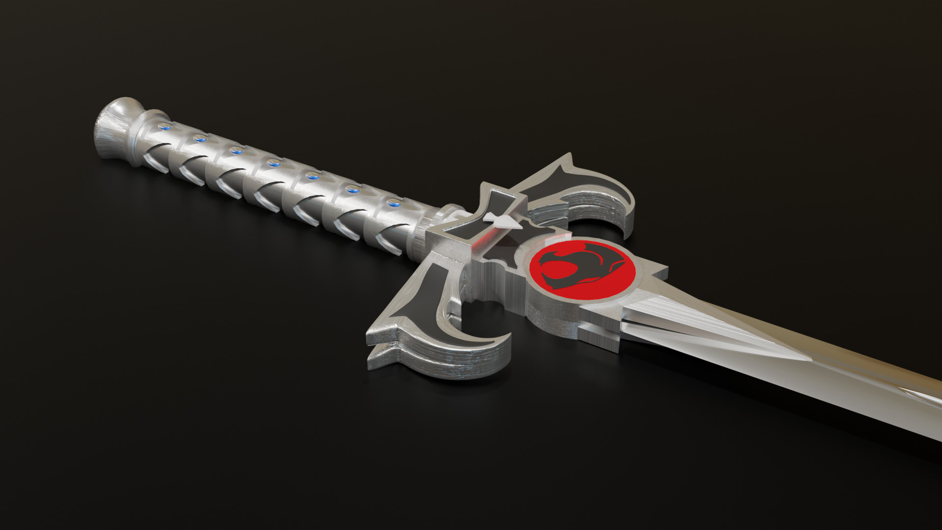 ThunderCat Sword 4D Fantasy Weapon Model free VR / AR / low-poly 3D ...