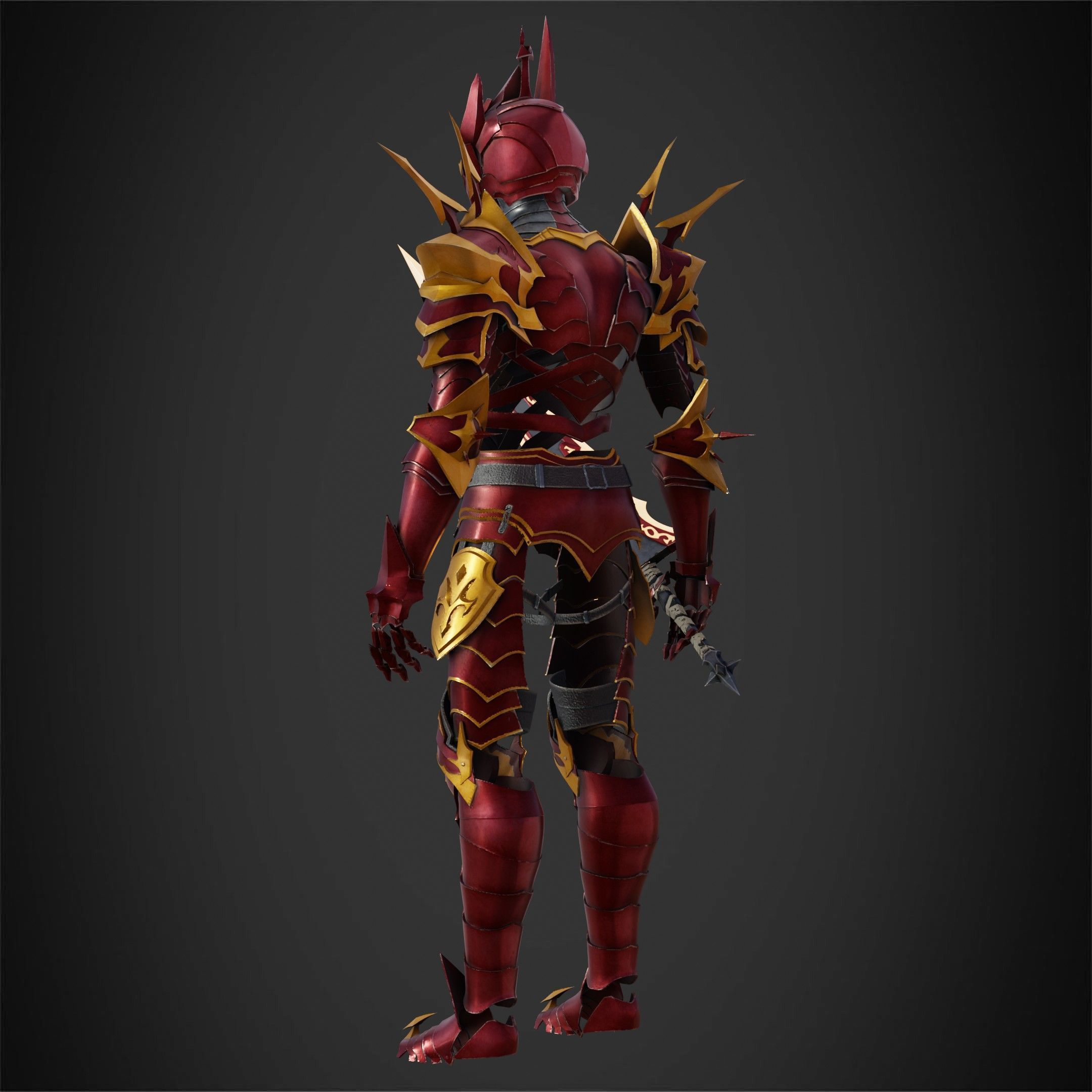 Solo Leveling Igris Full Armor and Sword for Cosplay 3D Model ...