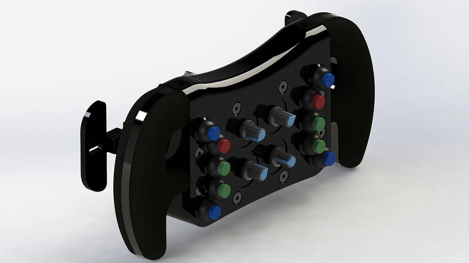 DIY F1 Steering Wheel - High-Quality CAD Plans 3D model | CGTrader