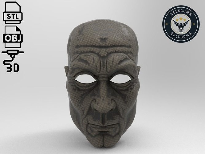 Plaster Mask 3D Print Model 3D model 3D printable | CGTrader