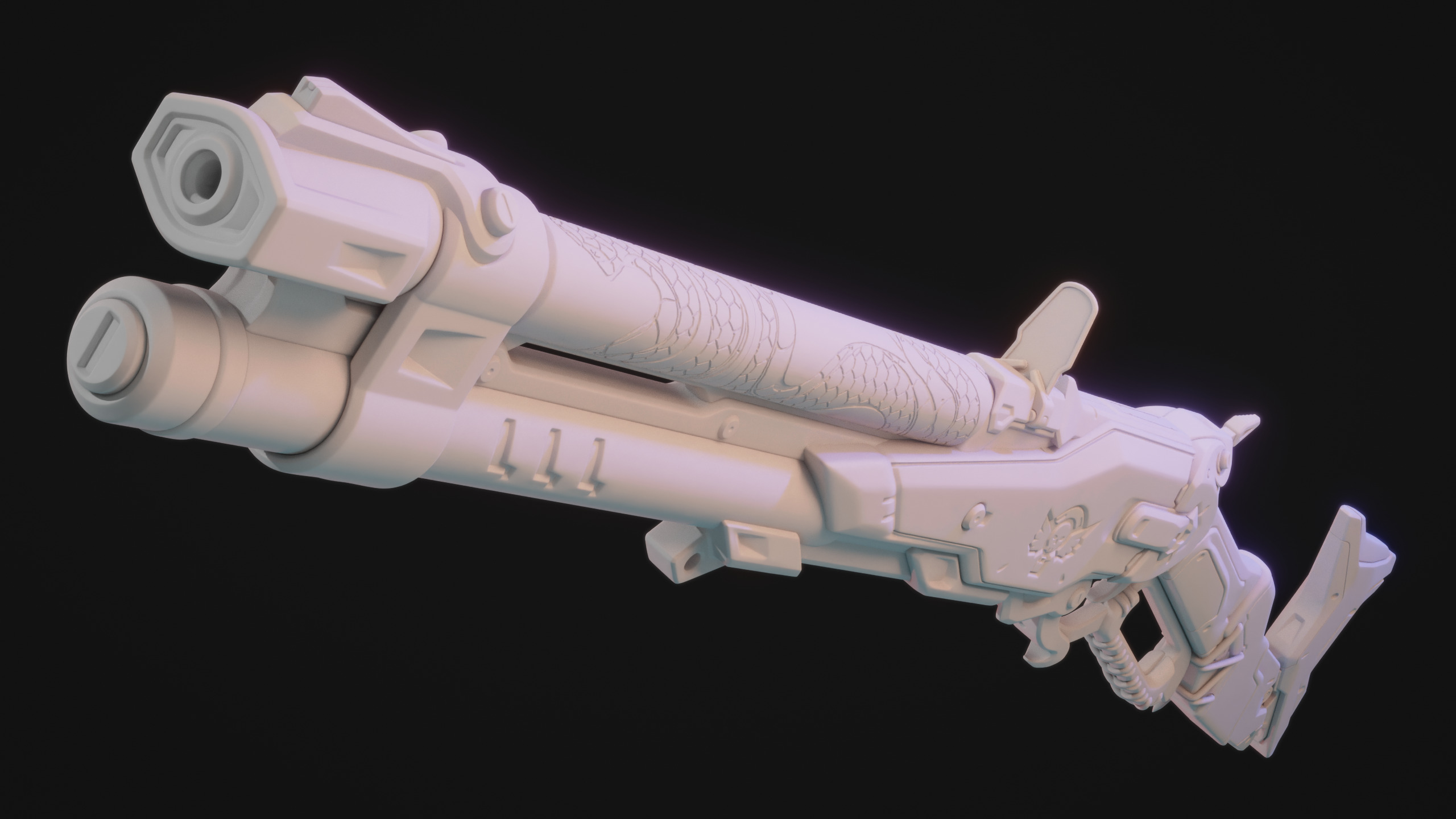 Overwatch 2 - Ashe Viper Rifle Gun - Cosplay 3D Print Prop 3D model 3D ...