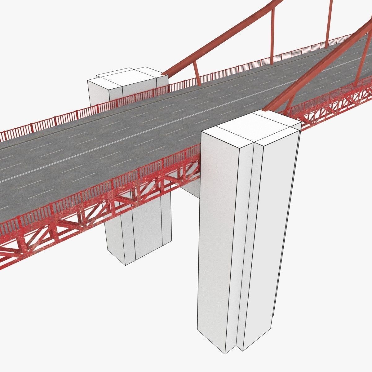 3D model Golden gate bridge for game VR / AR / low-poly | CGTrader