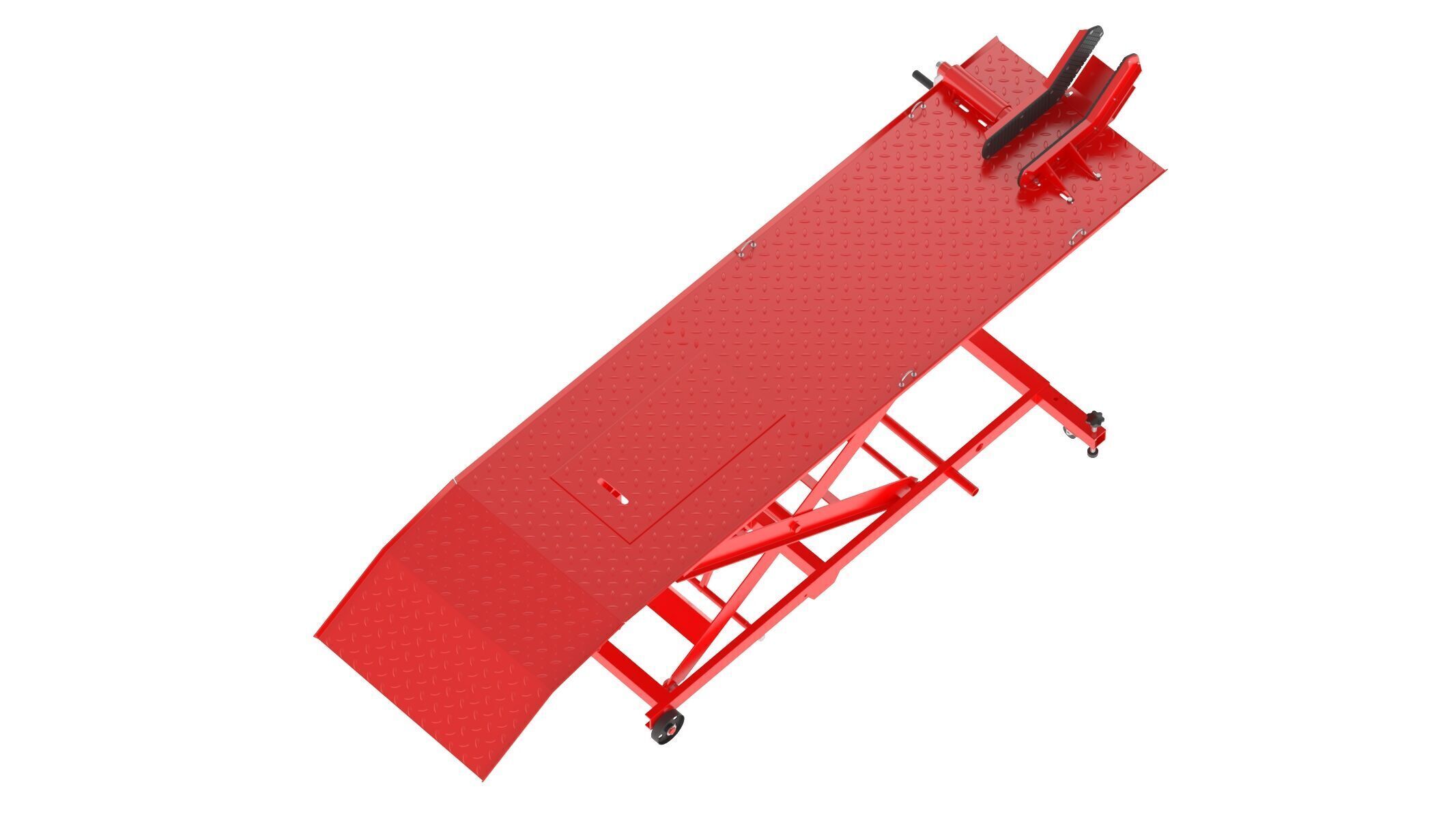 Foot Pedal Operated Hydraulic Lift Table Manual Lifting Platform 3D ...