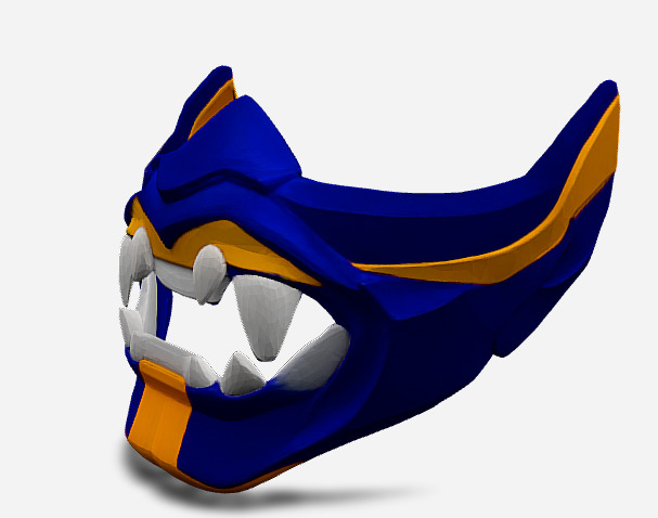 Yoru mask 3d Print from Valorant free 3D model 3D printable | CGTrader