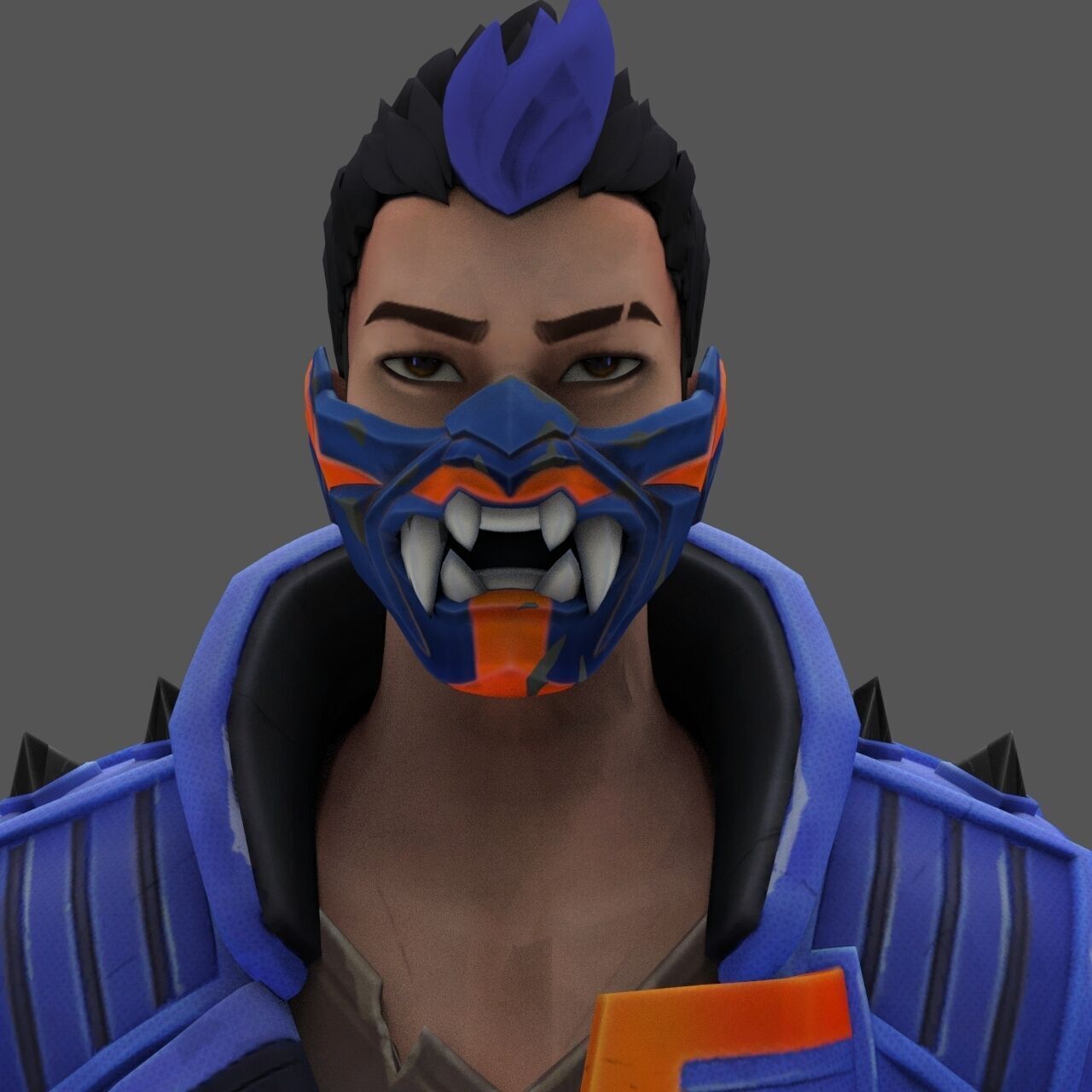 Yoru mask 3d Print from Valorant free 3D model 3D printable | CGTrader