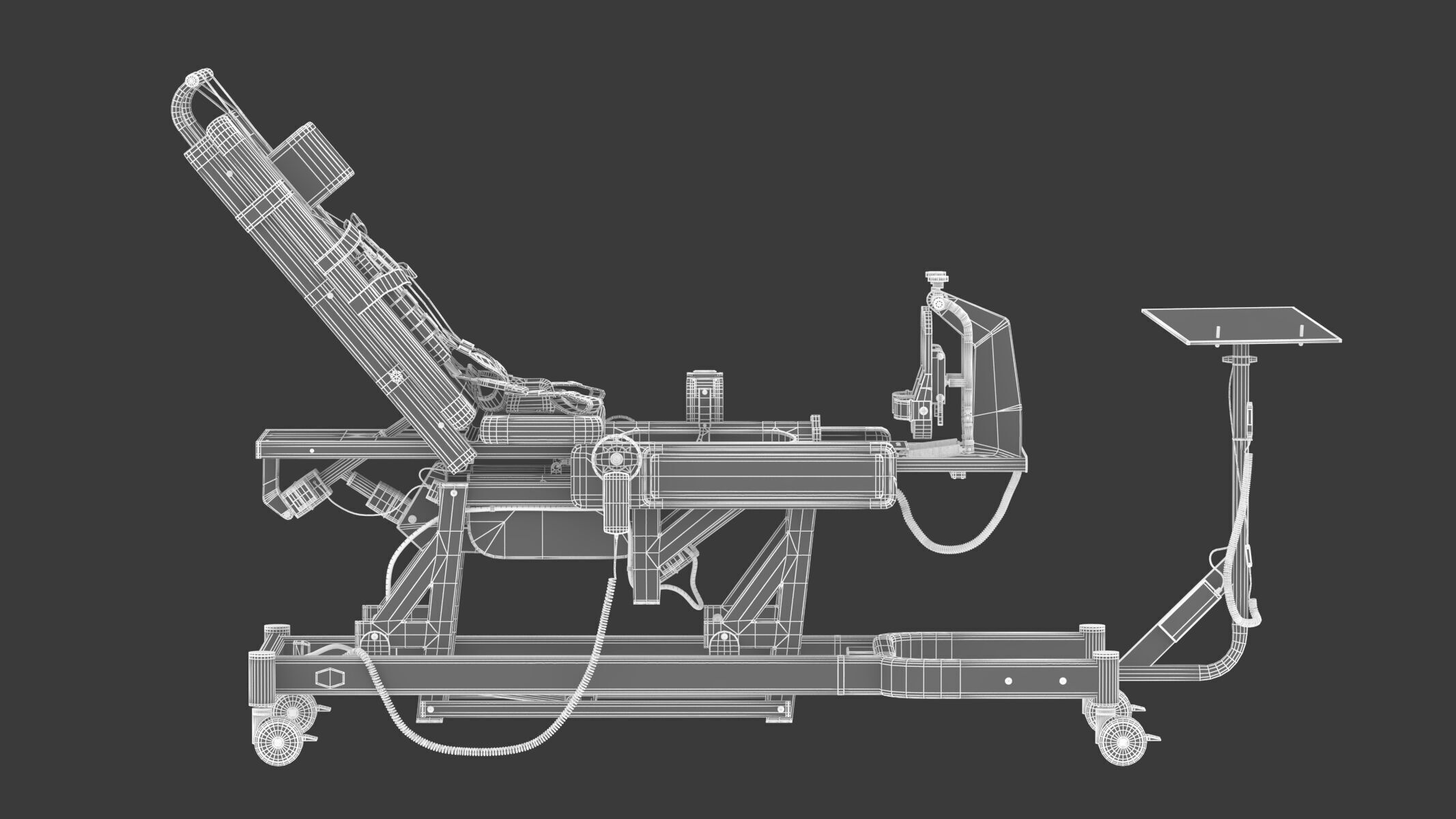 Medical Lower Limb Continuous Passive Motion CPM Machine 3D model ...