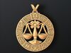 Horoscope Libra Pendant v2 3D model 3D printable | CGTrader