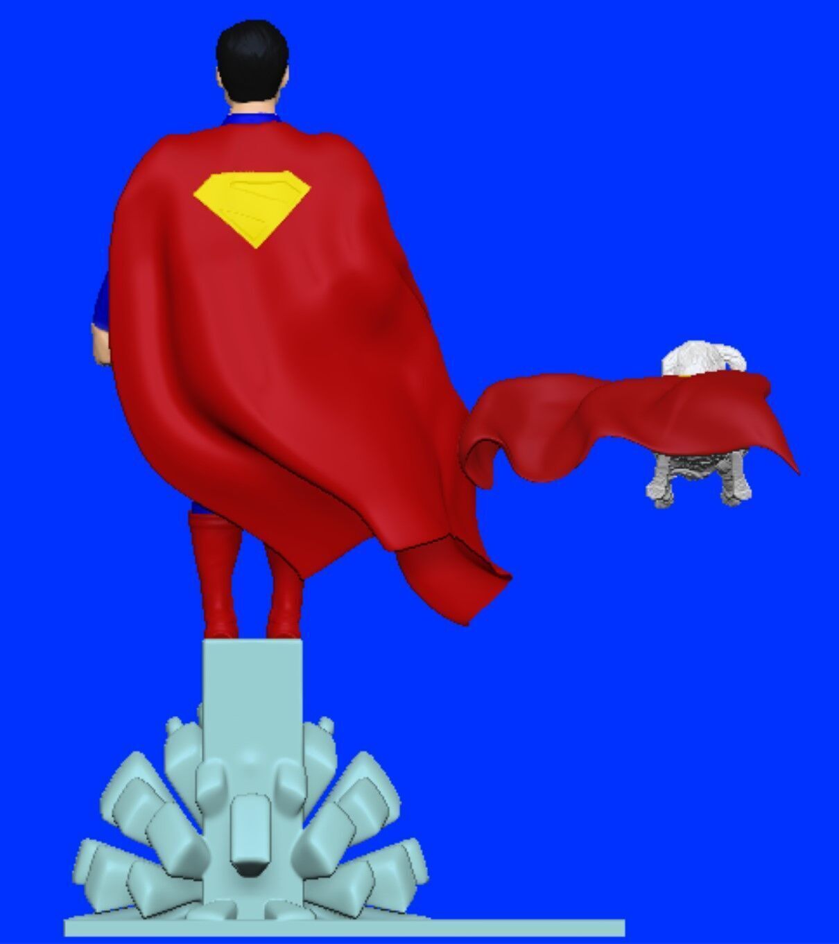 Superman and Krypto 2025 David Corenswet 3D model 3D printable | CGTrader