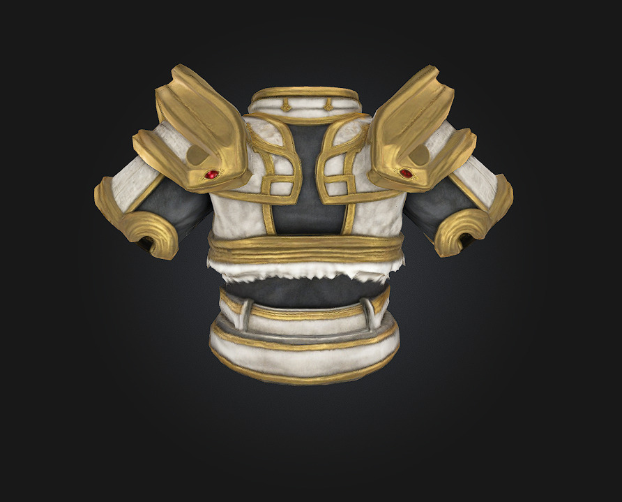 Golden Paladin Armor free 3D model | CGTrader
