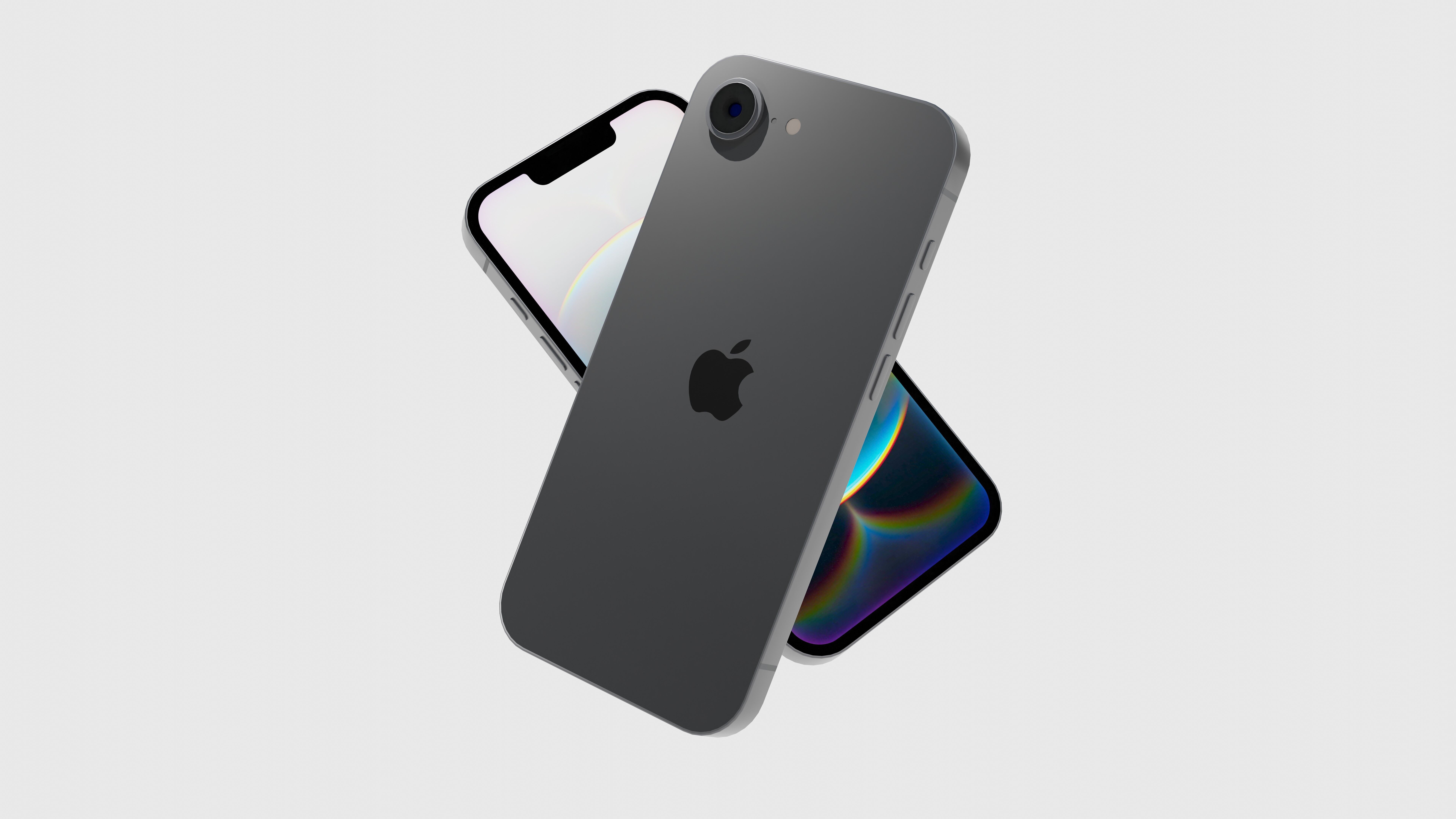 3D model Apple iPhone 16e High-Quality 3D Model of Modern Smartphone VR ...