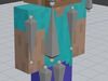 Minecraft Steve Model with Rigging free VR / AR / low-poly 3D model ...