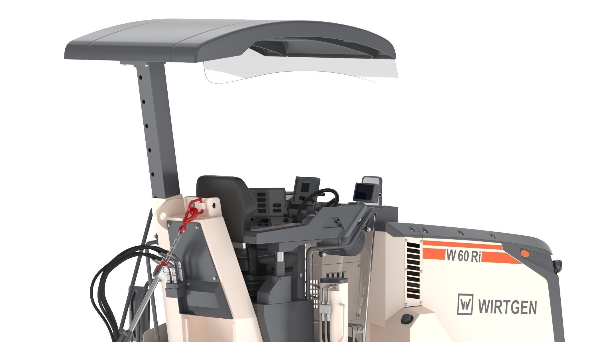 Wirtgen W60Ri Cold Milling Machines Compact Asphalt Recycler 3D model ...