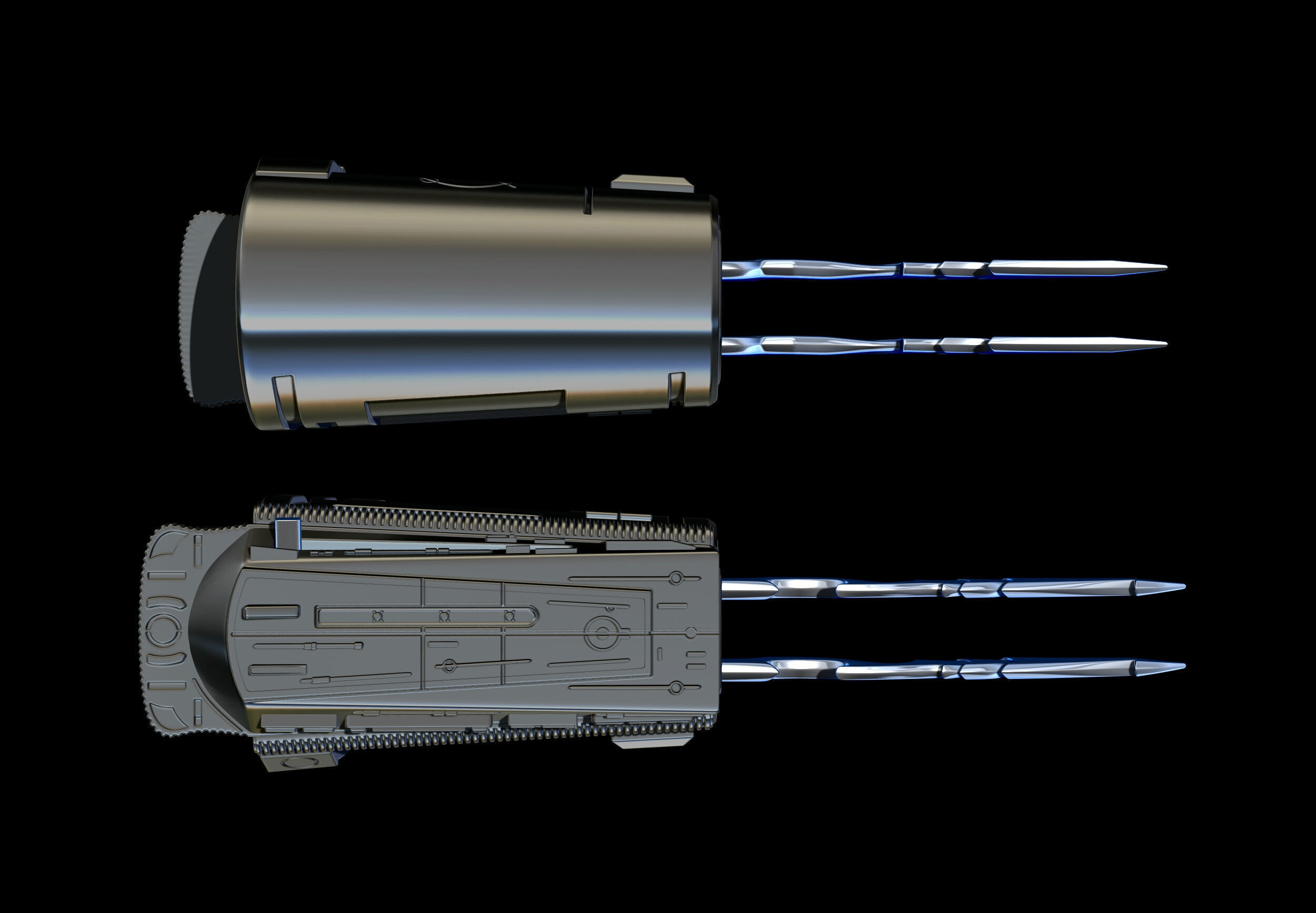 Predator Gauntlet Forearm Right removable blades scale 1 3D model 3D ...