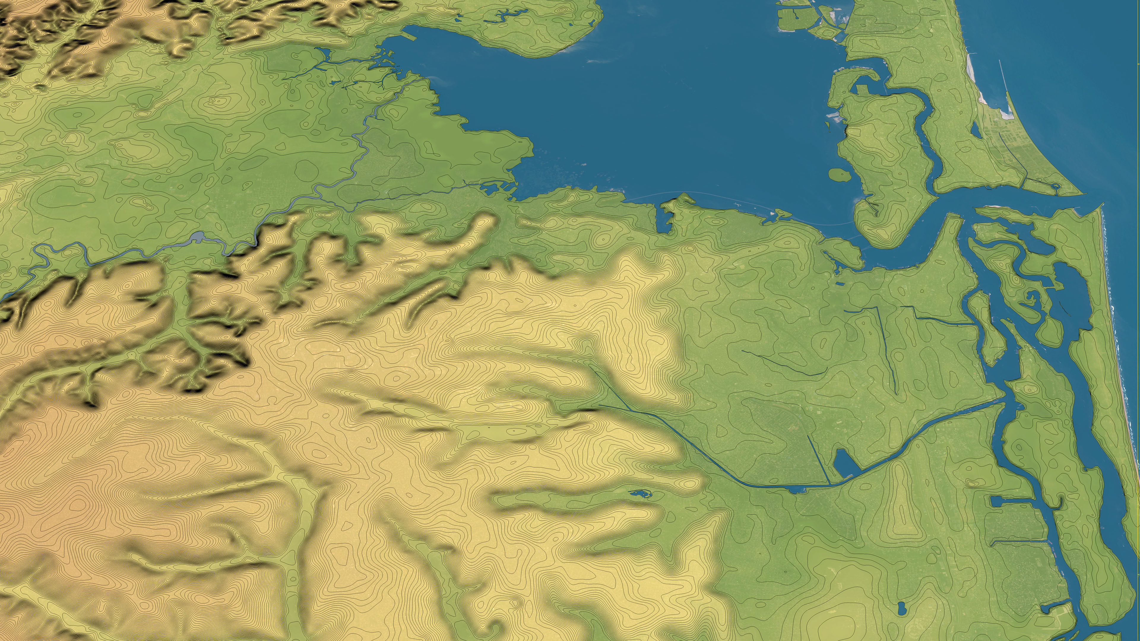 3D model Lagos - Topography Terrain VR / AR / low-poly | CGTrader