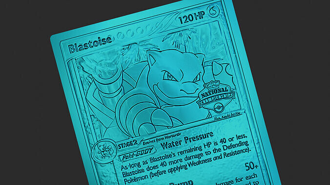 Blastoise Pokemon free 3D model 3D printable | CGTrader