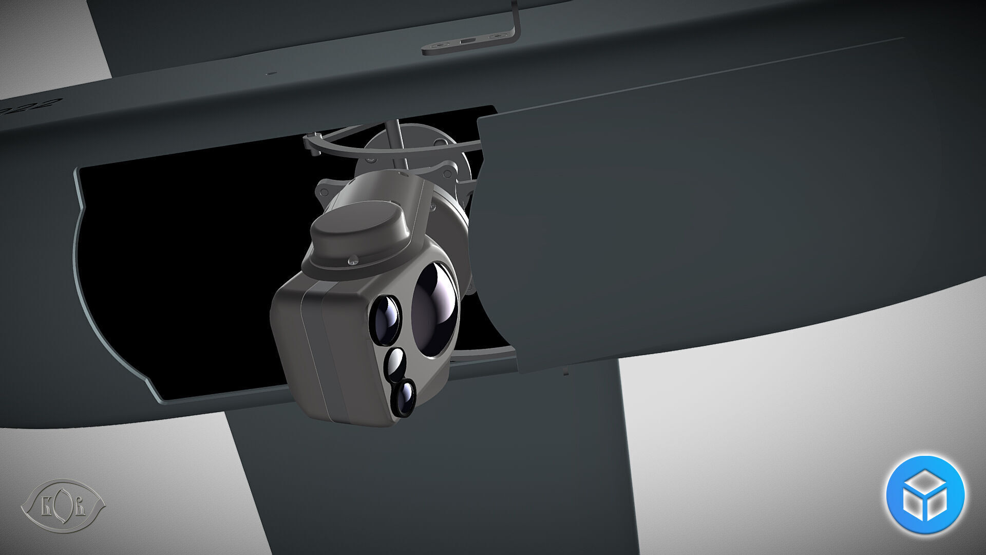 Ukrainian UAV GOR Tactical military reconnaissance drone 3D model ...