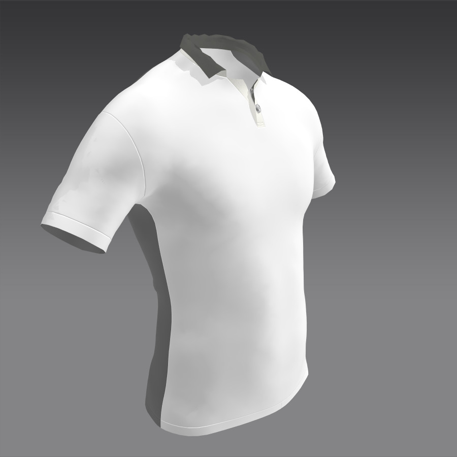 Polo shirt free 3D model | CGTrader