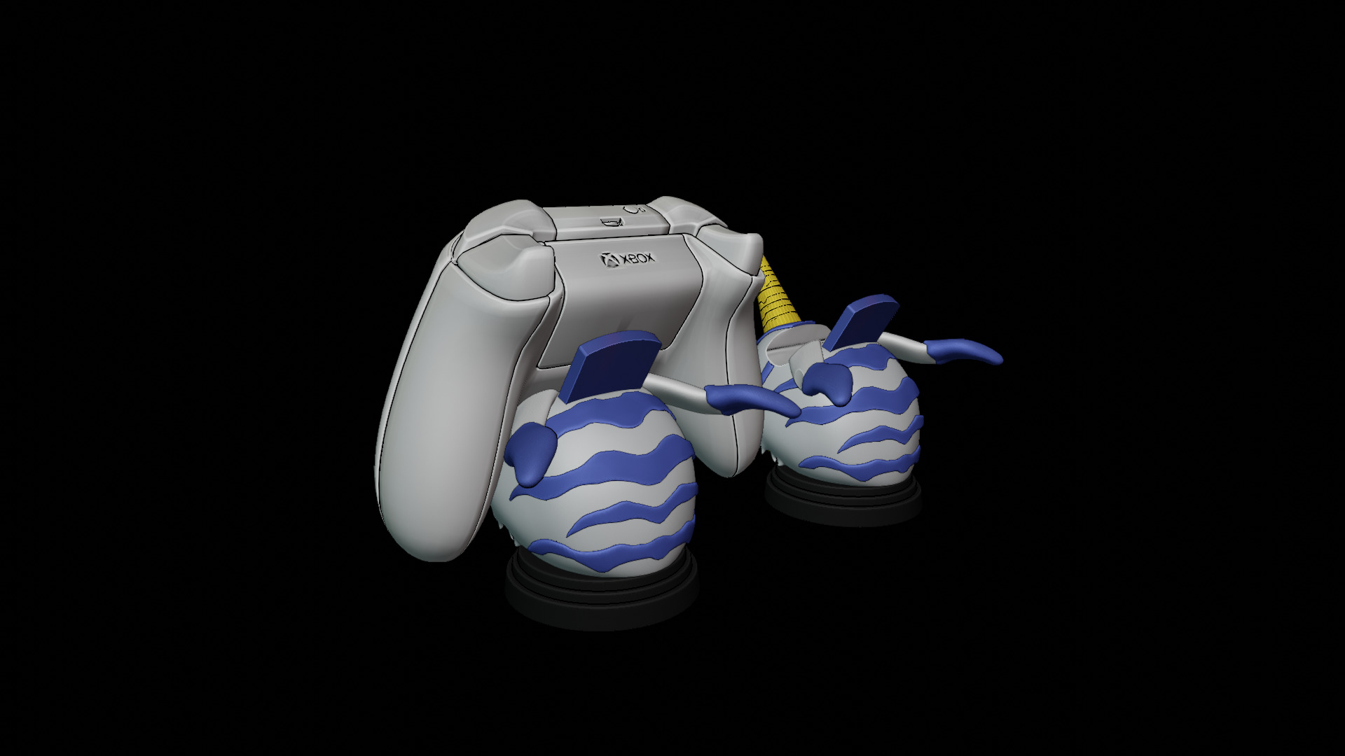 Gabumon Joystick Stand Digimon 3D model 3D printable | CGTrader