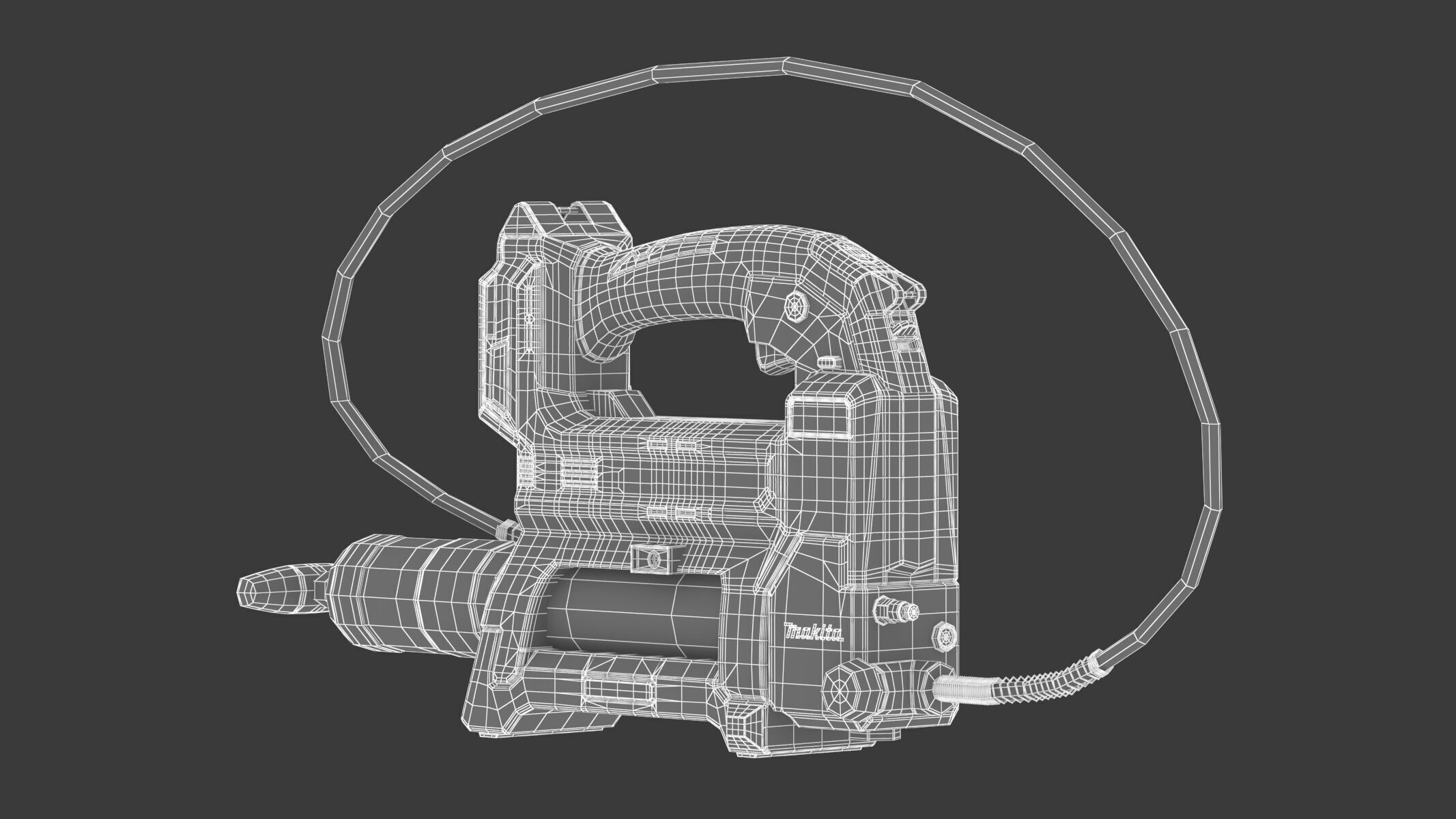 Garage Cordless Grease Gun 3D model | CGTrader