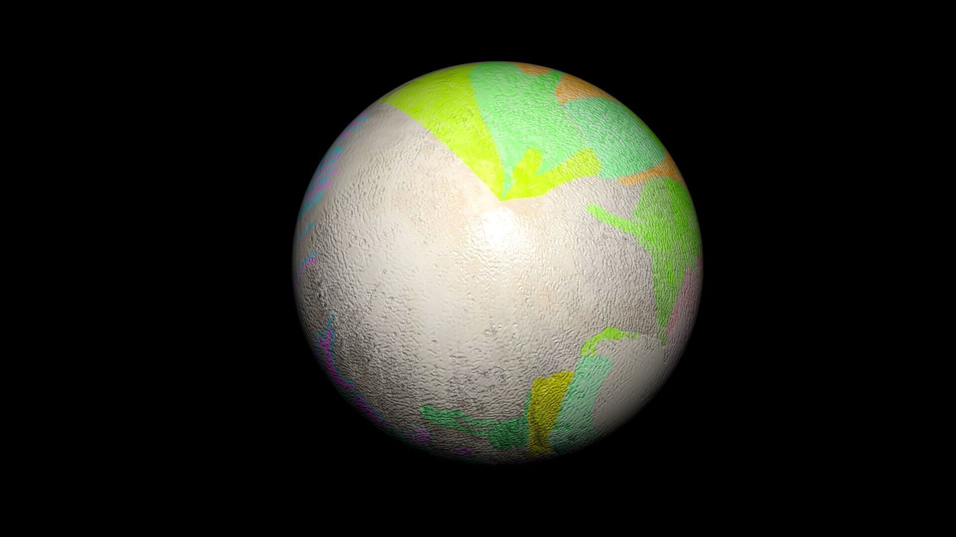 Rainbow Pluto 3D model | CGTrader