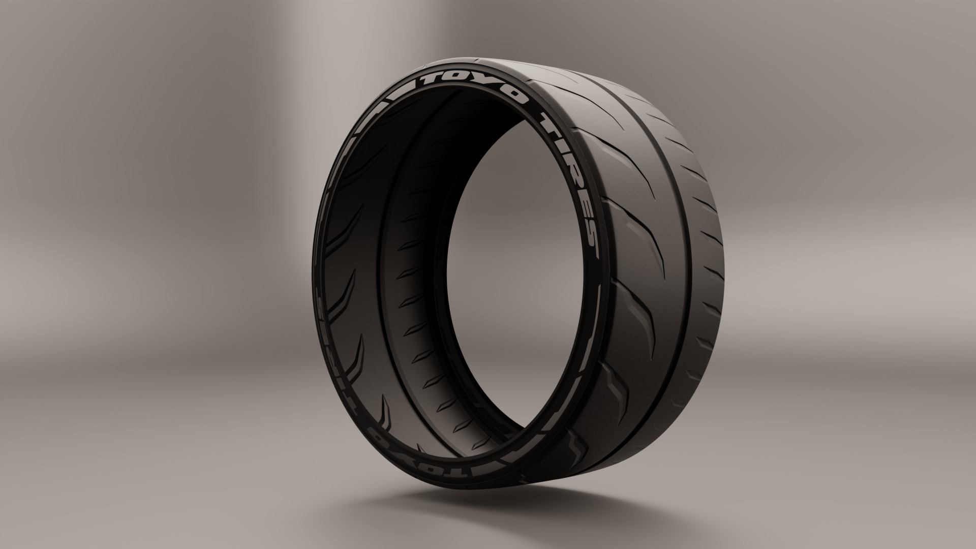 TOYO race tire 3D model | CGTrader