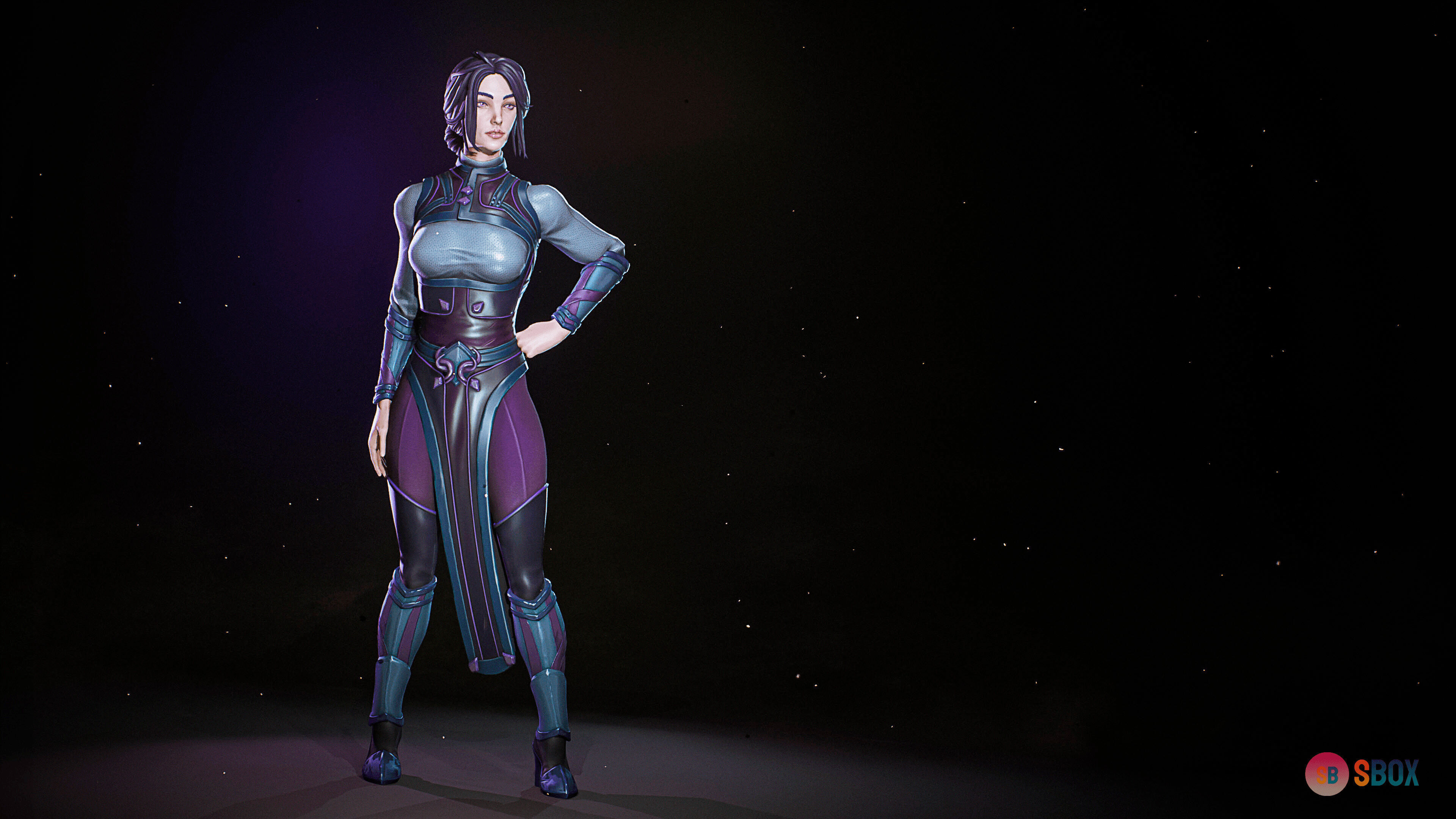 3D model Paladin Girl VR / AR / low-poly | CGTrader