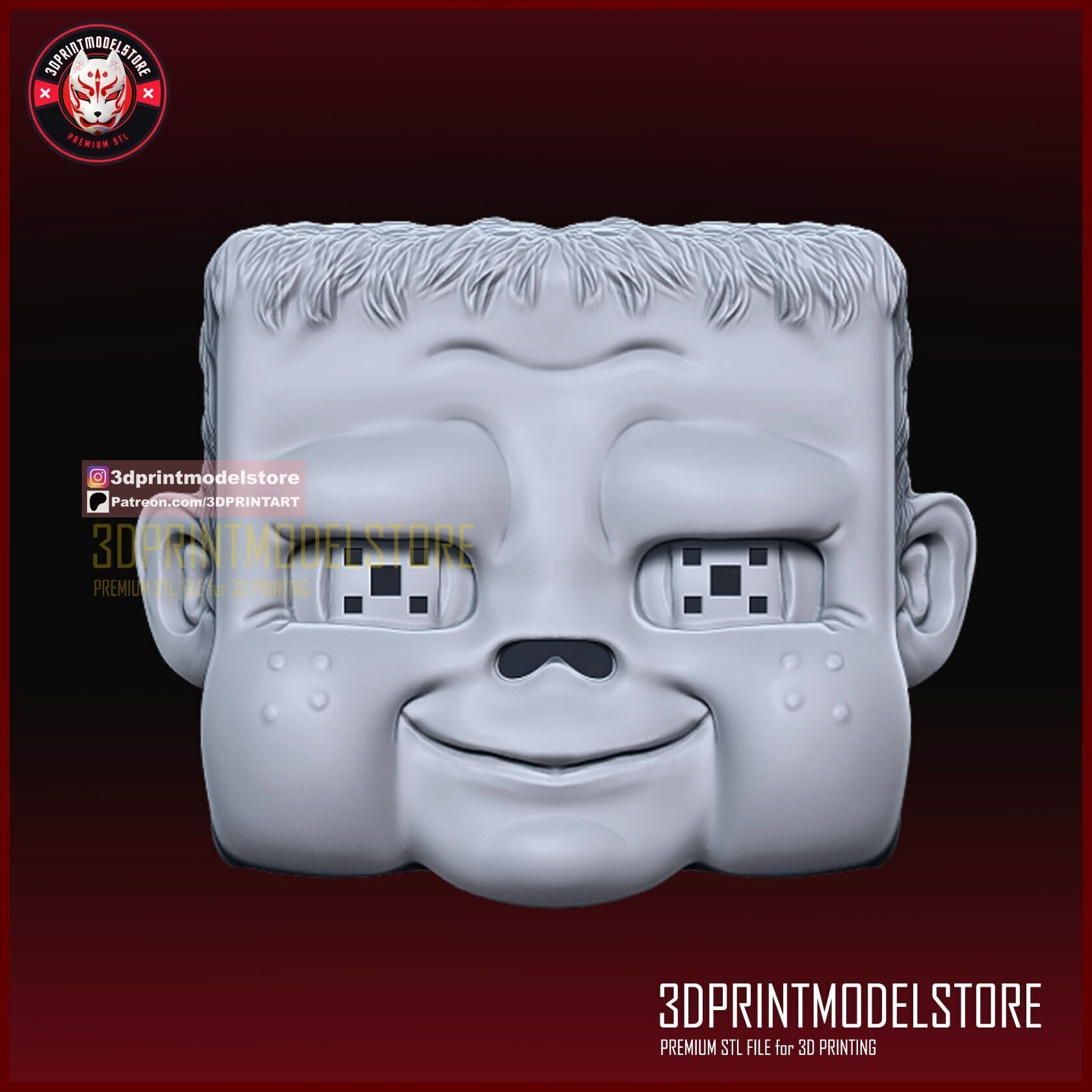 Minecraft Zombie Jockey Cosplay Mask Halloween - Chicken Jockey 3D ...