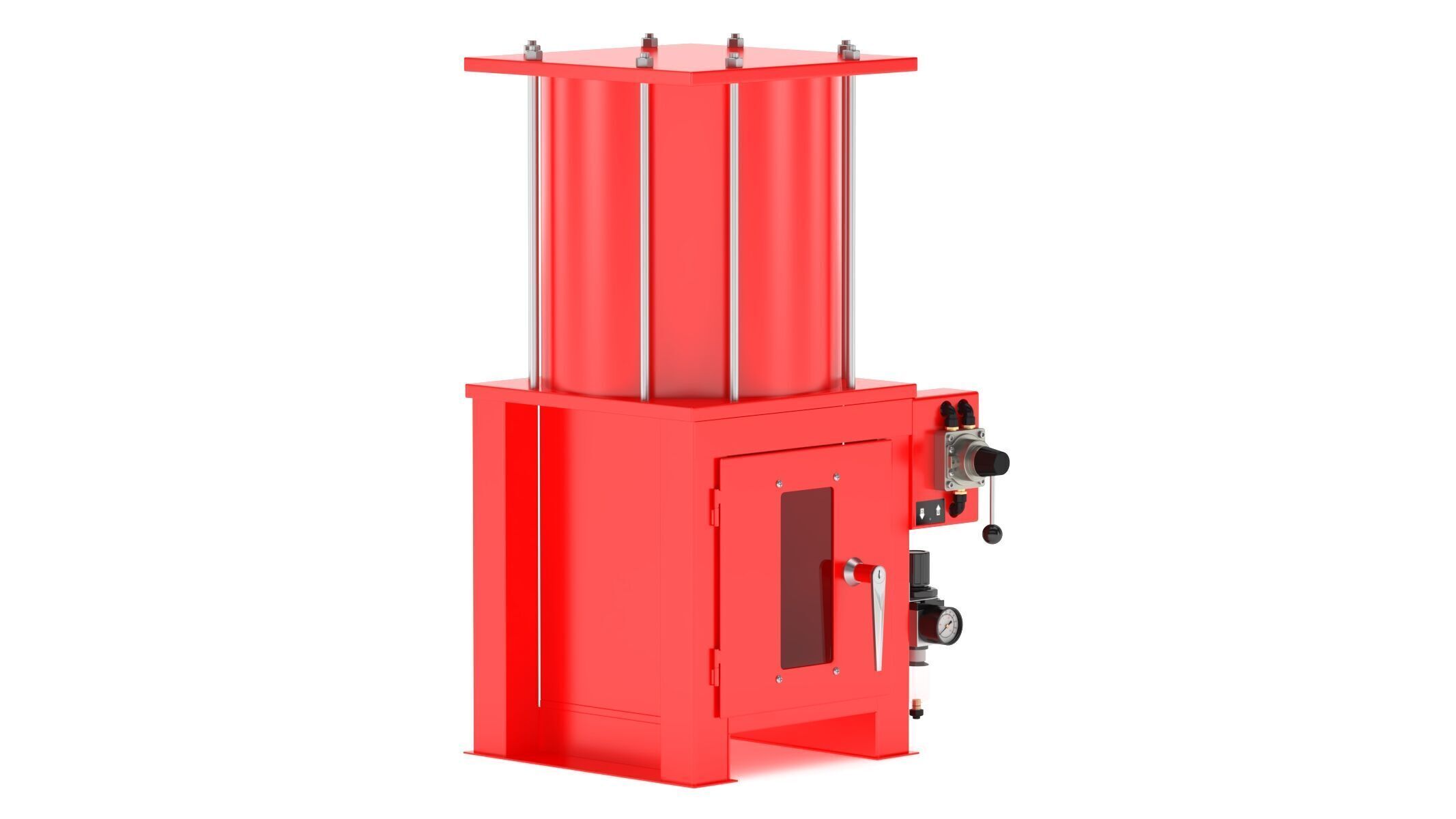 Garage Pneumatic Oil Filter Crusher 3D model | CGTrader