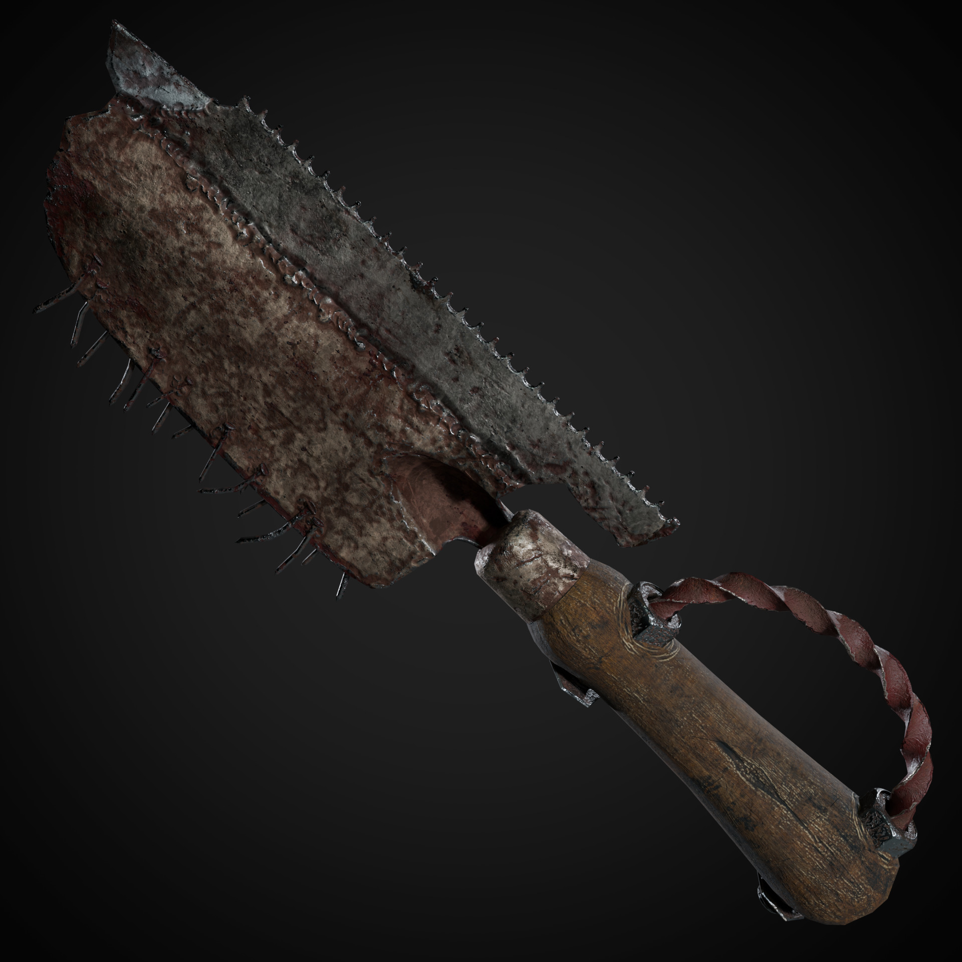 3D model Post Apocalyptic Weapons - Trowel Hatchet VR / AR / low-poly ...