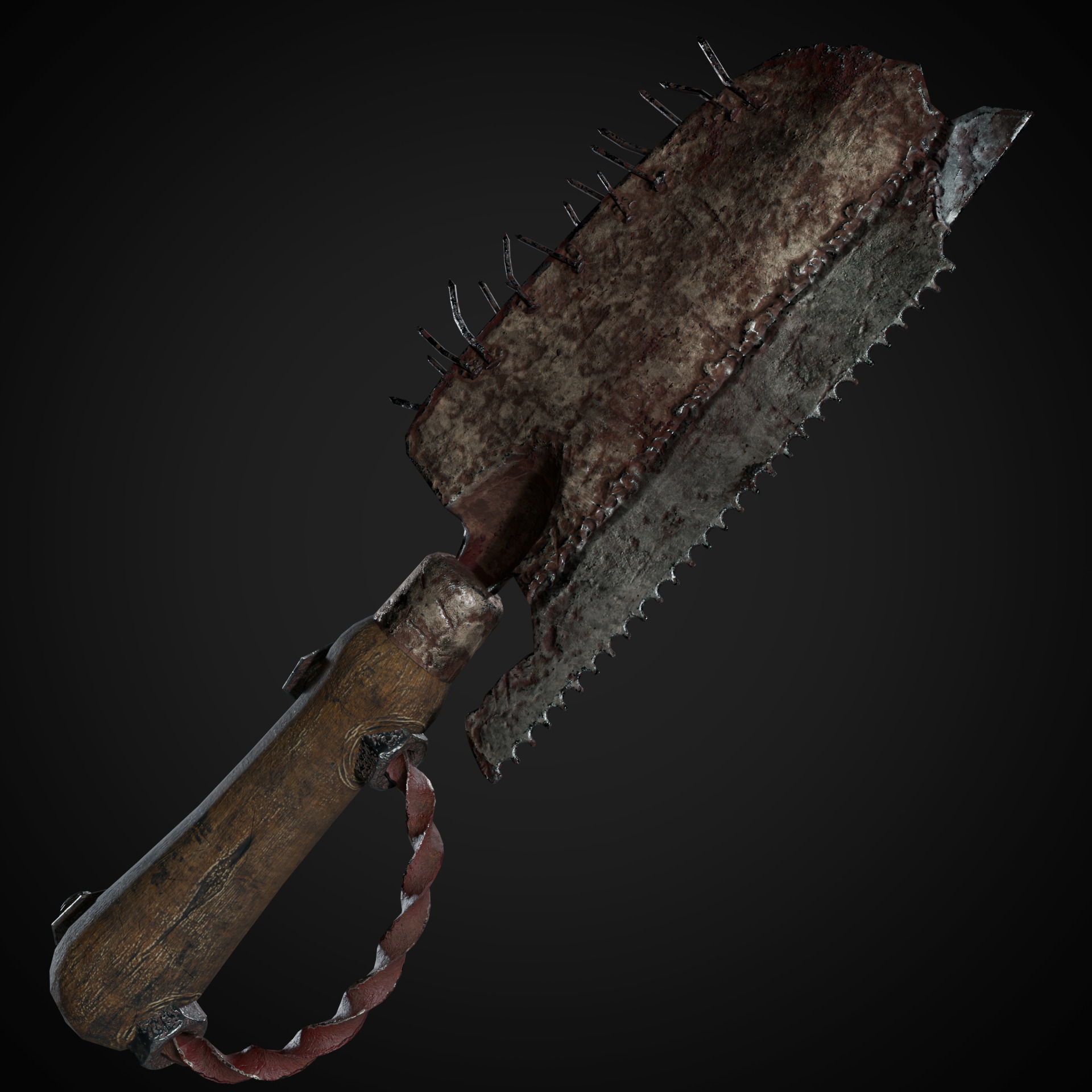 3D model Post Apocalyptic Weapons - Trowel Hatchet VR / AR / low-poly ...