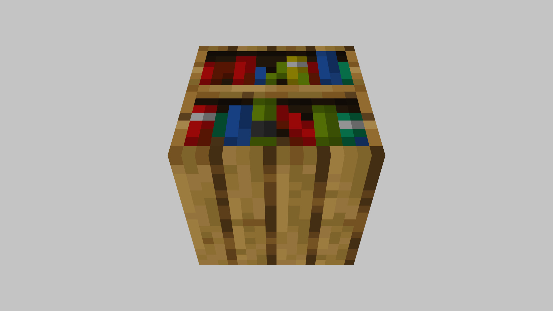 3D model MineCraft bookshelf VR / AR / low-poly | CGTrader