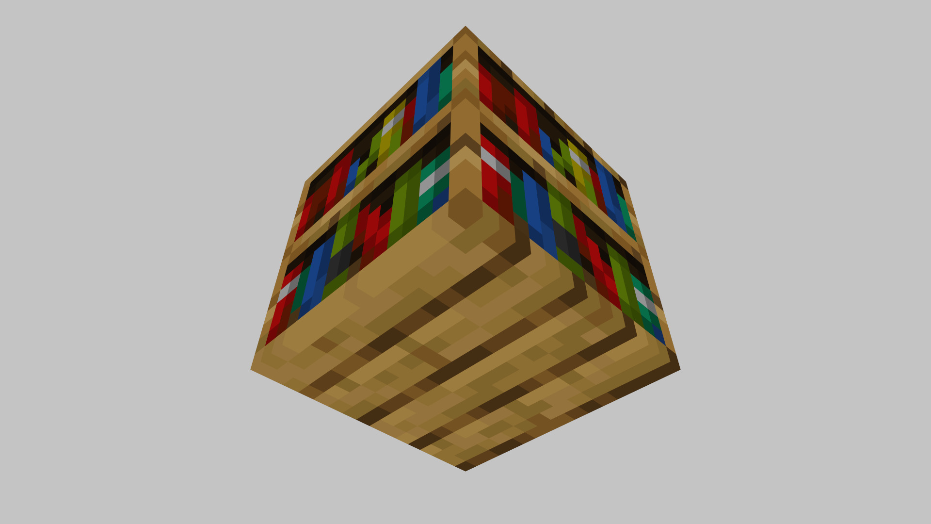 3D model MineCraft bookshelf VR / AR / low-poly | CGTrader