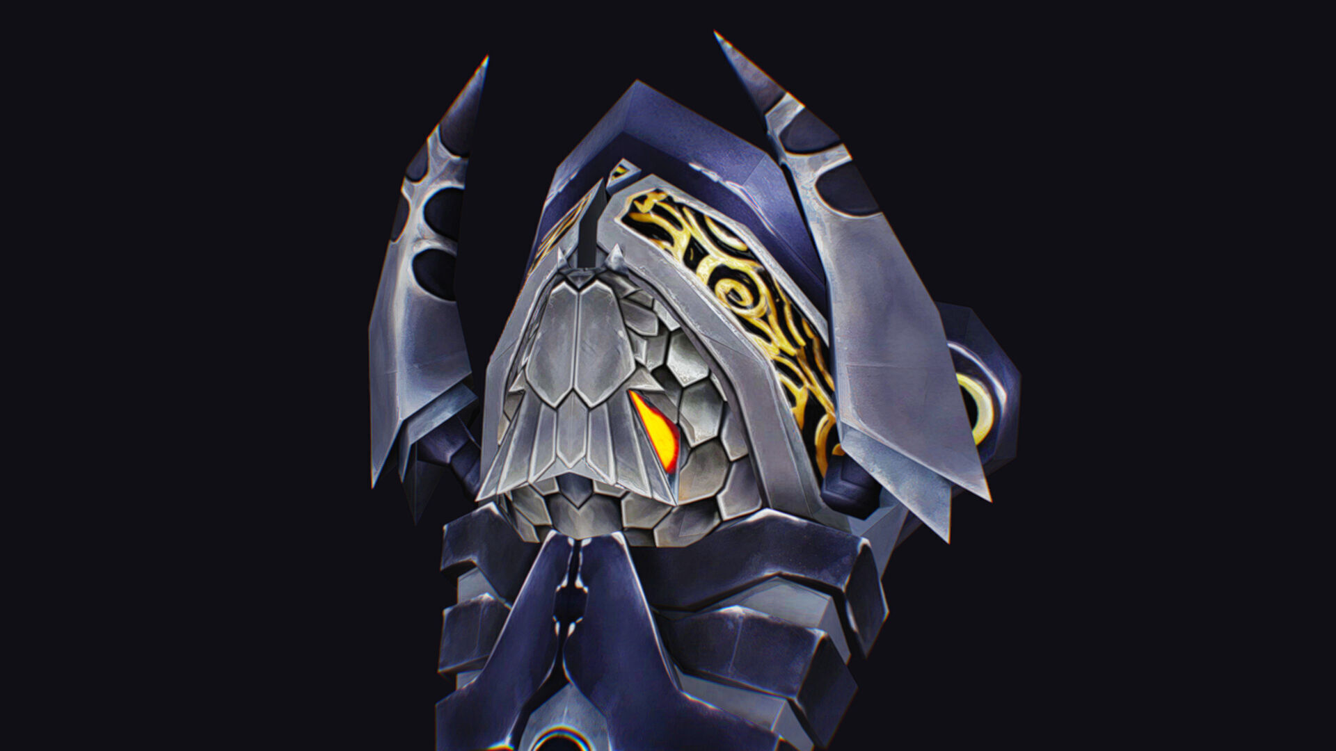 3D model Fantasy Heavy Shield Steel Weapon Armor Cartoon Runic Style VR ...